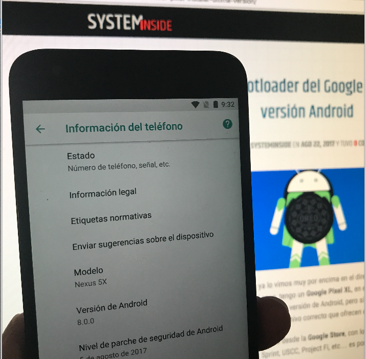 Cómo actualizar a Android 8.0 Oreo en un Nexus 5X desde Linux – Salmorejo Geek